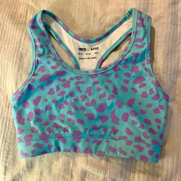 ASOS | Intimates & Sleepwear | Asos 455 Racer Back Bra In Pastel Spot ...